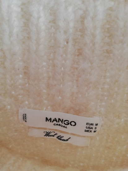 Mango baggy džemper vuna, moher