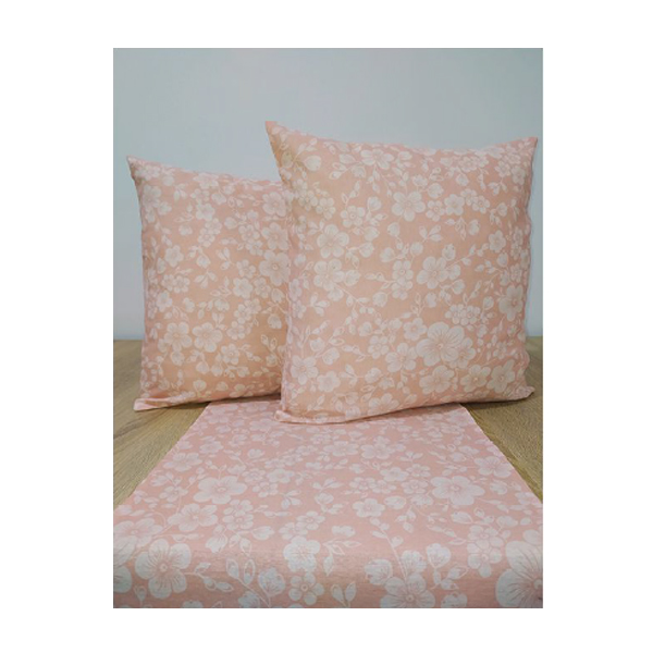 Dekorativni set 3 dela 40x40cm 064MT roze cveće