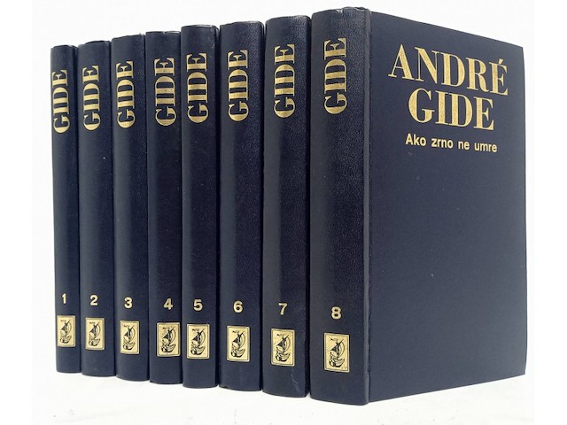 Andre Gide (Andre Zid) Odabrana dela - Komplet 1-8