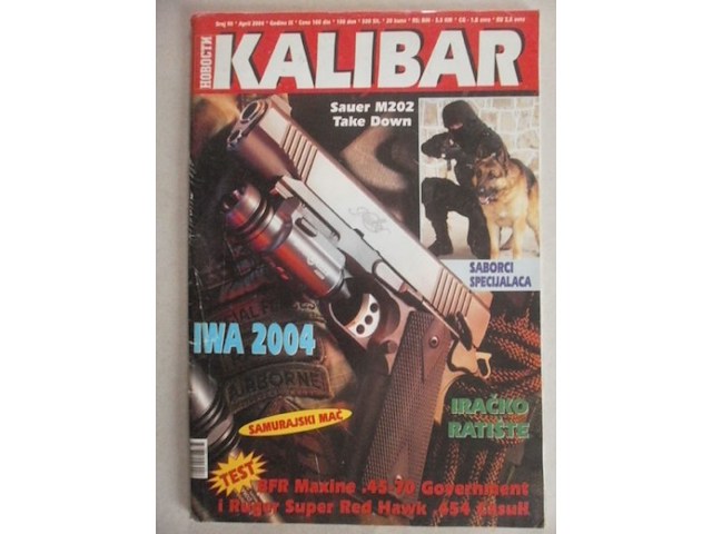 KALIBAR  broj  90  -  april 2004.