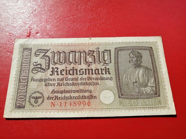Nemačka 20 reichsmark 1940