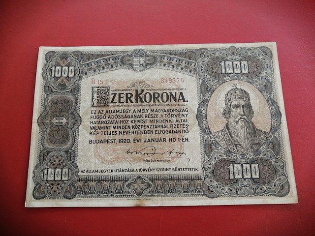 Mađarska 1000 korona 1920