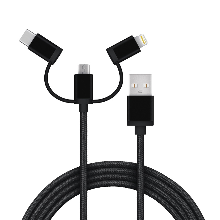 USB Kabel | USB A- | Micro B+ | USB – C + Apple