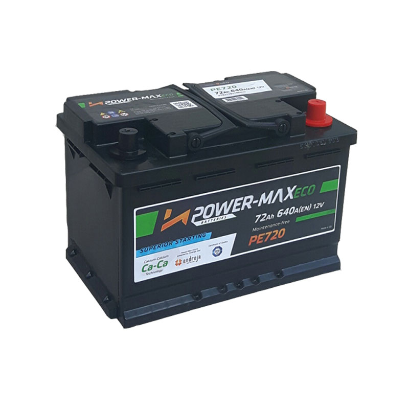 Power Max Eco | PE720 – 12V – 72Ah – 640A