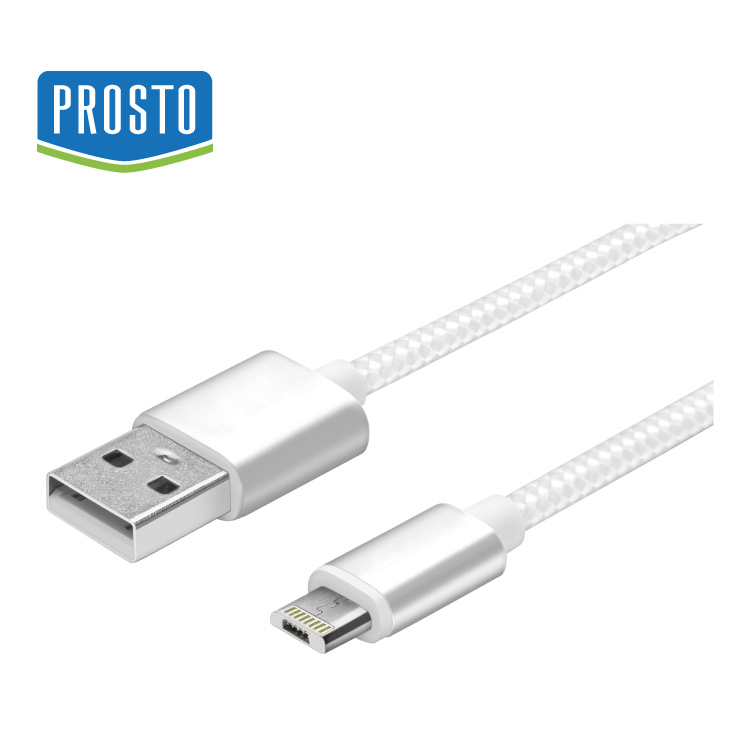 USB Apple kabel pleteni beli