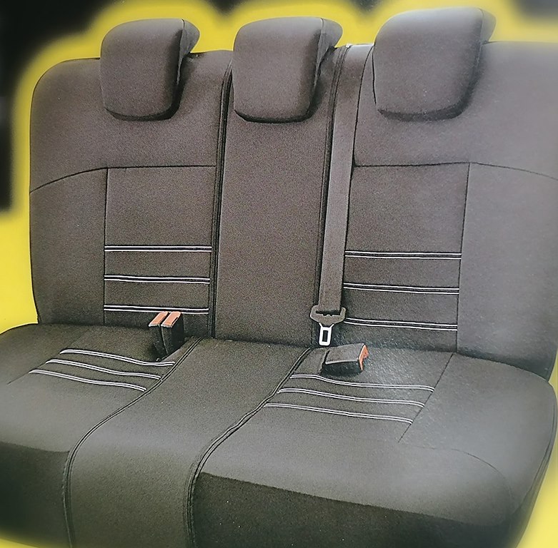 Auto presvlake univerzalne za zadnja sedišta – CRNE – visok kvalitet