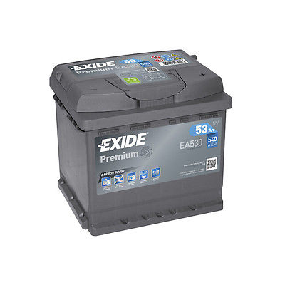 Exide Premium | 53Ah – EA530 | Carbon