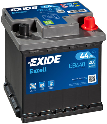 Exide Excell | 44Ah – EB440 – Fiat