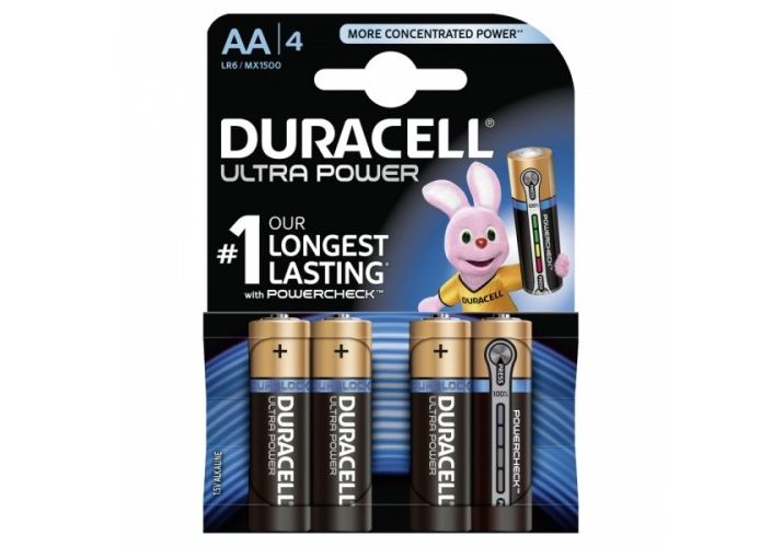 Baterije 1.5V alkalne Duracell AA Turbo Max - pakovanje 4 kom.