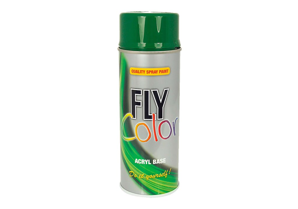 Sprej boja list zelena RAL6002 Fly Motip 400 ml. 400772 akrilna