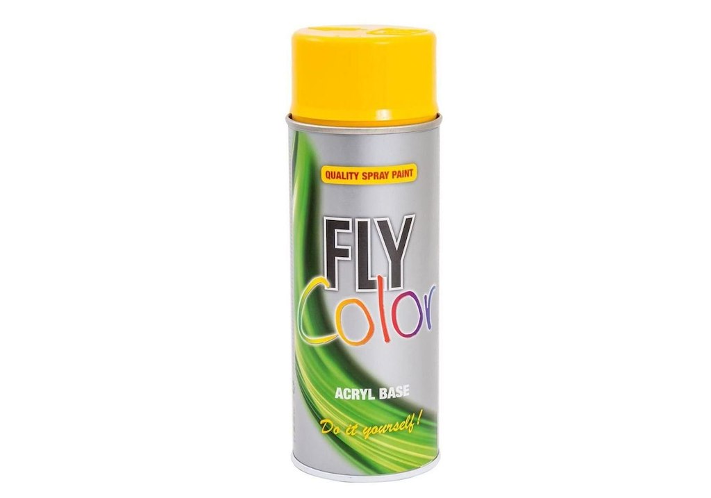 Sprej boja trafik žuta RAL1023 Fly Motip 400 ml. 400642 akrilna