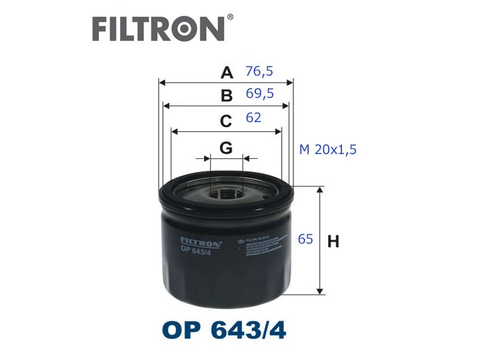 Filter ulja Filtron OP643/4
