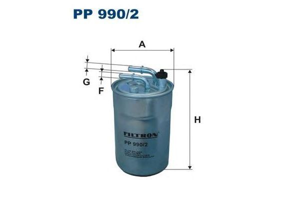 Filter goriva FILTRON PP990/2 Corsa D 1.3 cDTi 0813070 WK8021 GS8021