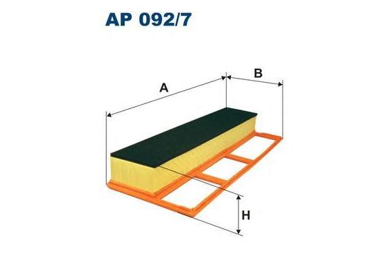 Filter vazduha FILTRON AP092/7 1.3 mJTD
