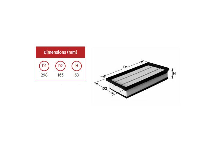 Filter vazduha Clean Filters MA1196