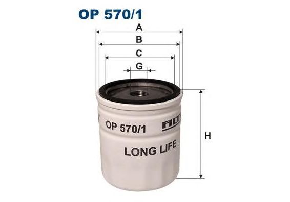 Filter za ulje FILTRON op570/1