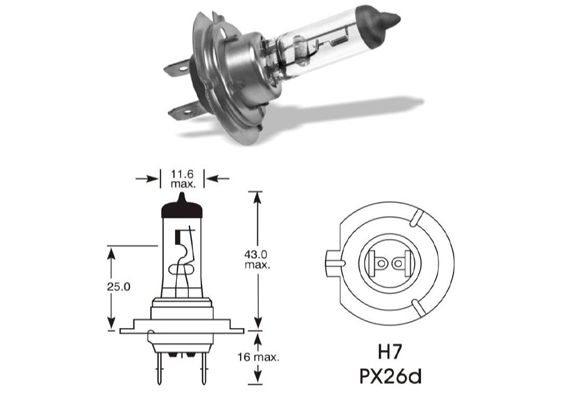 H7 sijalica H7 LUCAS LLB477 55W