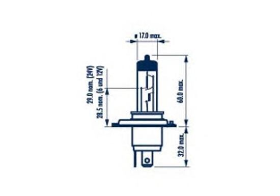 Sijalica H4 12V 60/55W Narva 488813000 48881