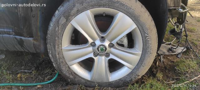 Alu felne skoda yeti 5x112 r17