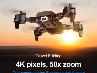 Dron 4k wifi sa dve kamere hd 2.4ghz