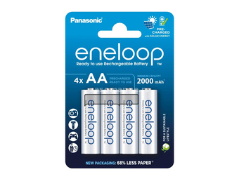 Panasonic Eneloop Ni-Mh 4xAA 1900mAh