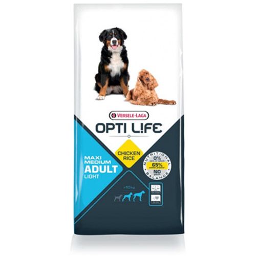 Opti Life Light Adult Medium i Maxi Piletina i Pirinač 12,5 kg