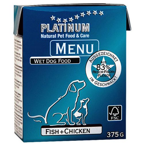 Platinum Menu Piletina i Riba 375 g