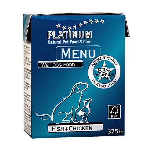 Platinum Menu Piletina i Riba 375 g