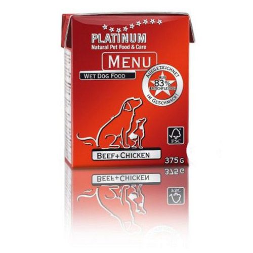 Platinum Menu Govedina i Piletina 375 g