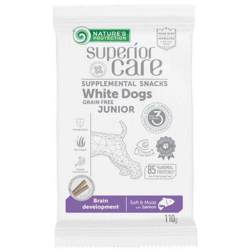 Nature's Protection White Dogs Junior - Brain Development sa Lososom 110g