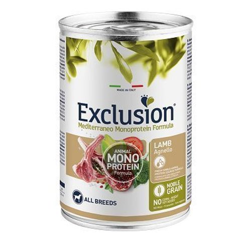 Exclusion Mediterraneo Monoprotein Adult Jagnjetina konzerva 400g