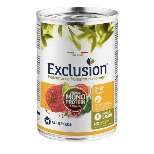 Exclusion Mediterraneo Monoprotein Adult Govedina konzerva 400g