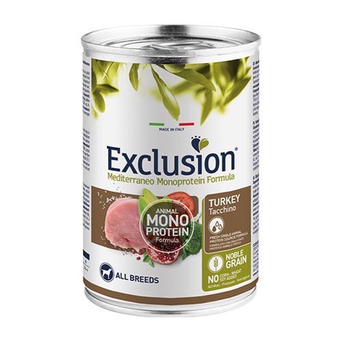 Exclusion Mediterraneo Monoprotein Adult Ćuretina konzerva 400g