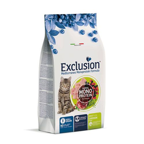 Exclusion Cat Mediterraneo Monoprotein Piletina Sterilisane 12 kg