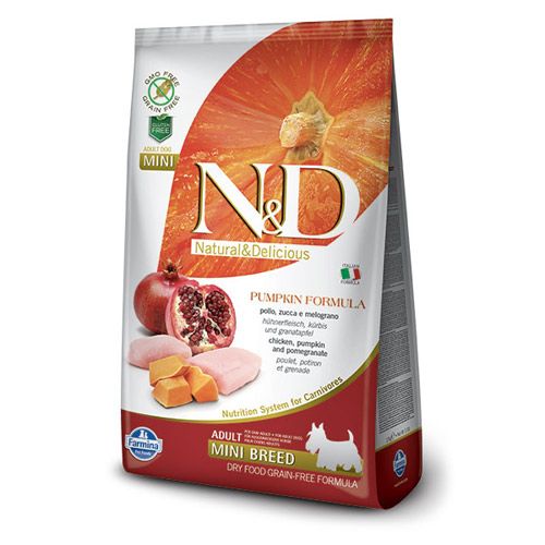 N&D Pumpkin Adult Mini Piletina i Nar 800g