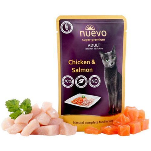 Nuevo sos za mačke Piletina i Losos 85 g