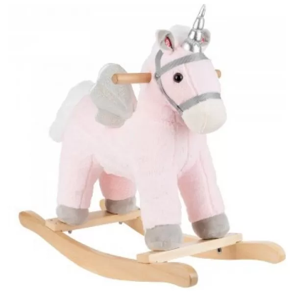 KikkaBoo njihalica ljuljaška sa muzikom horse pink (KKB50006)