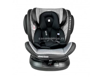 KikkaBoo Autosedište 0-1-2-3 (0-36 kg) STARK ISOFIX light grey (KKB70026)