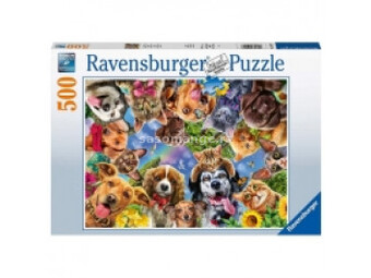 Ravensburger puzzle (slagalice) - Zivotinjski selfi RA15042