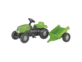 Traktor na pedale sa prikolicom zeleni Rolly Toys