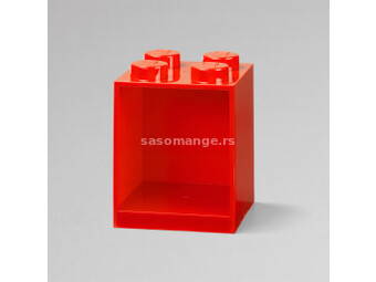 LEGO polica u obliku kocke (4), crvena