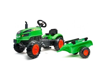 Falk Traktor na pedale sa prikolicom Zeleni (2048ab)
