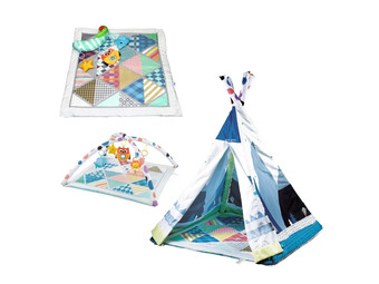 KikkaBoo Podloga za igru šator TEEPEE 2in1 ADVENTURE boy (KKB10248)