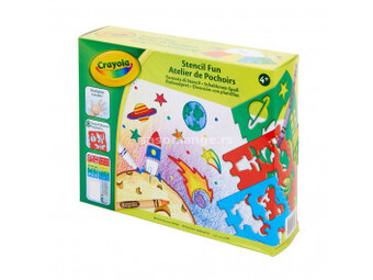 CRAYOLA STENCIL FUN SET GA256276