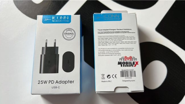 ICONN 25W SUPER FAST ADAPTER TYP-C