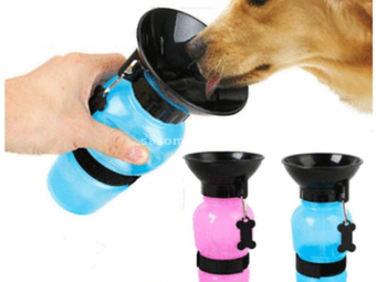 Flaša Za Vodu Za Pse Sa Posudom Aqua Dog