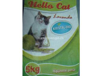 Pesak za mace Hello Cat 5kg