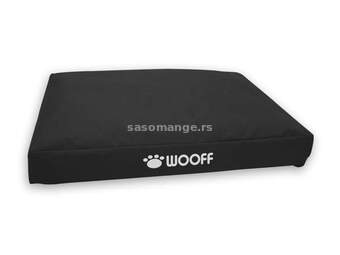 Wooff ležaljka za pse Box crna 70x110x15 cm