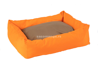 Krevet za psa Square Orange-Beige 105cm Pet Line 6-8