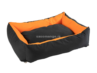 Pet Line Krevet za pse Square Black-Orange 65cm 26-2